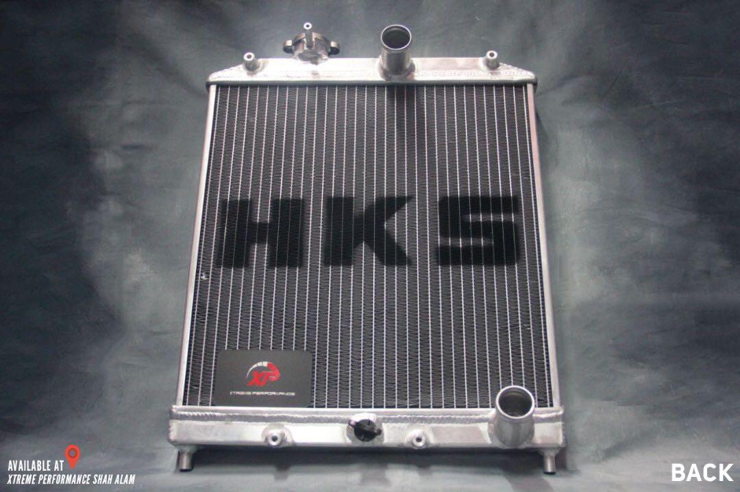 HKS Aluminum Sport Racing Radiator Heavy Duty Extreme Cooling For HONDA ...
