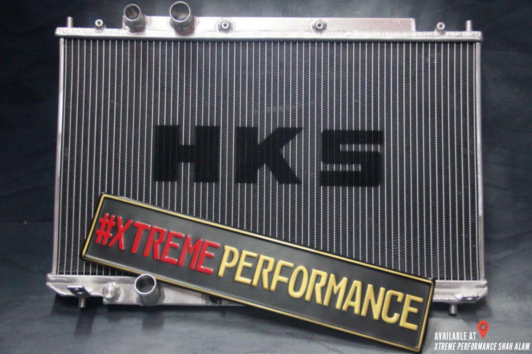 HKS Aluminum Sport Racing Radiator Heavy Duty Extreme Cooling For HONDA ...