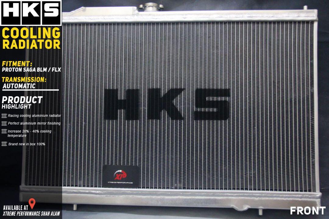 HKS Aluminum Sport Racing Radiator Heavy Duty Extreme Cooling For ...