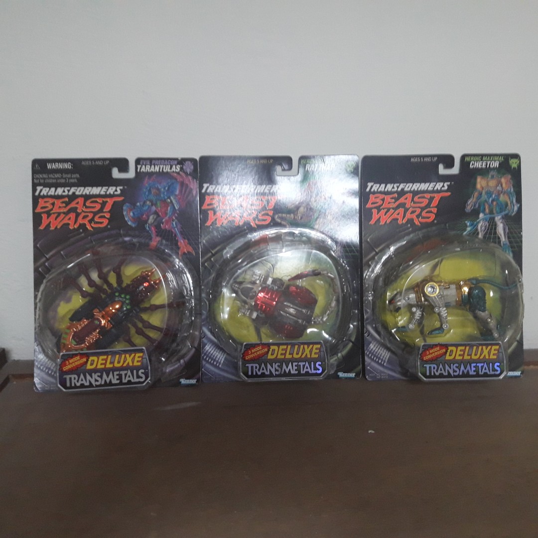 Kenner Transformer Beast Wars Deluxe Transmetal Cheetor Rattrap and ...