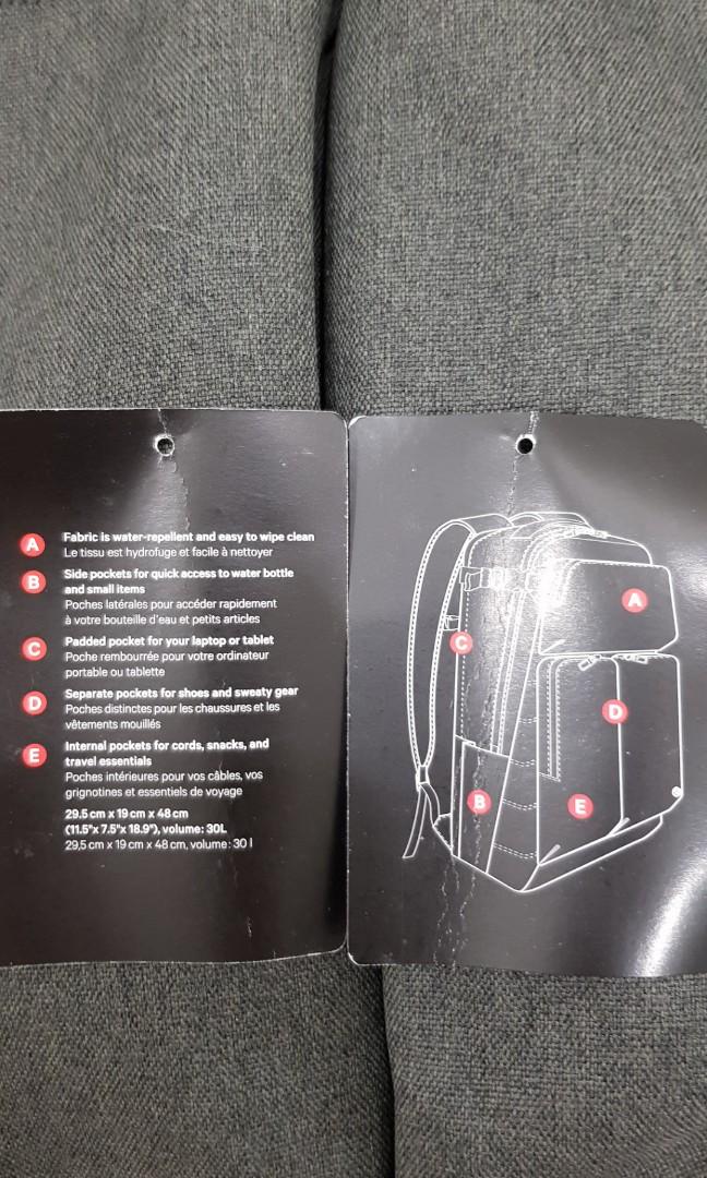 Lululemon Assert backpack, Men's Fashion, Bags, Backpacks on Carousell