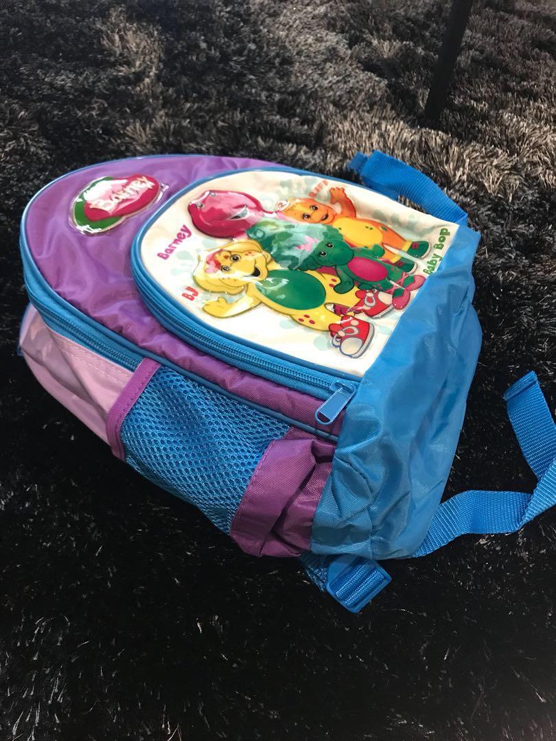 New! Barney Medium Backpack, Babies & Kids, Babies & Kids Fashion on ...