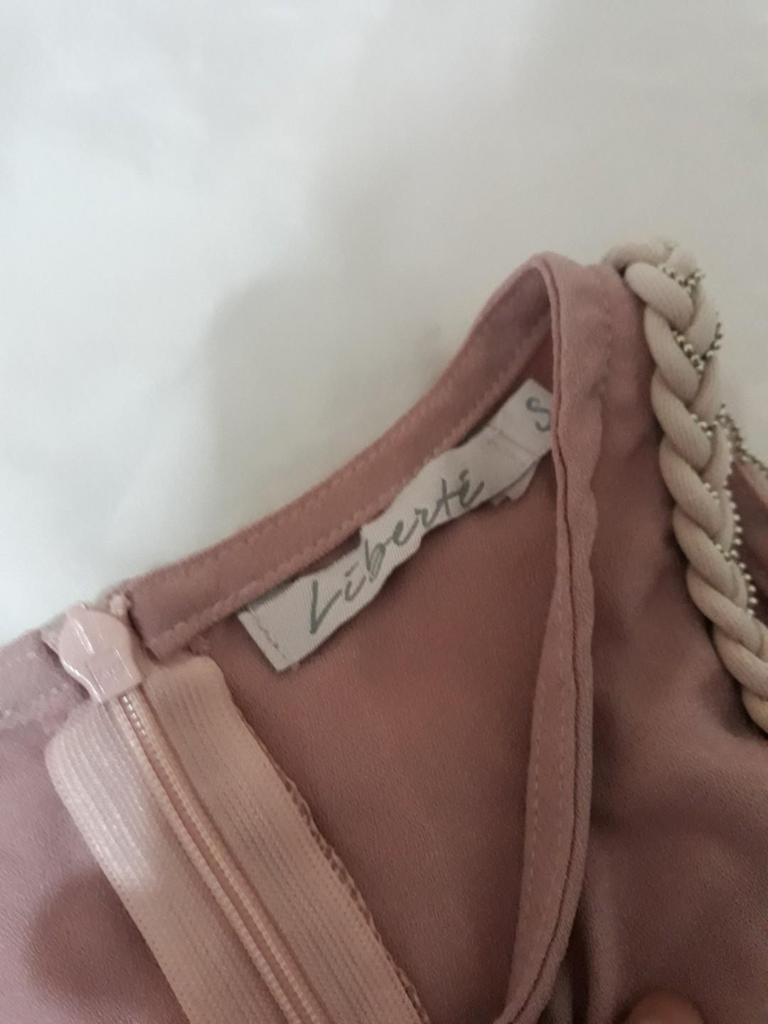 Old rose formal top liberte brand, Women's Fashion, Dresses & Sets ...