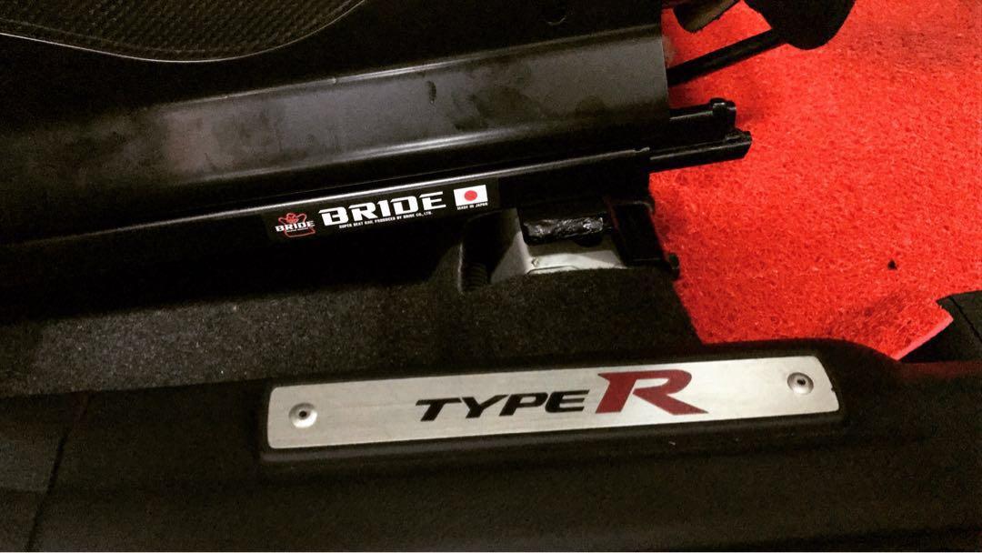 Original Bride carbon bucket seat with NEW Bride railing , Car ...