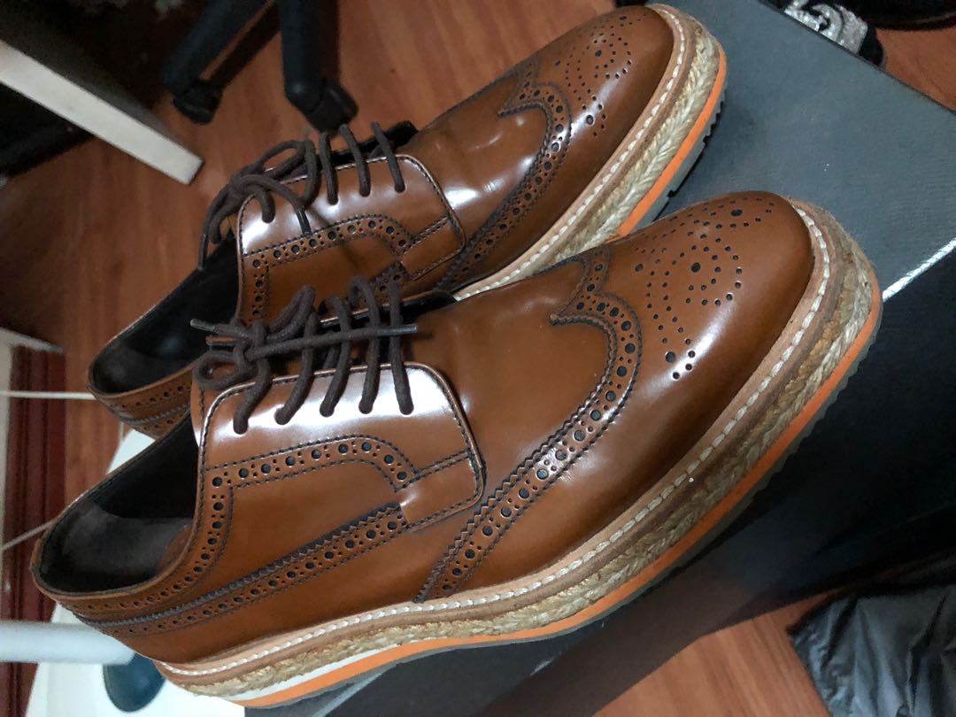 Prada Brogue Creeper as worn by Rihanna, Men's Fashion, Footwear ...