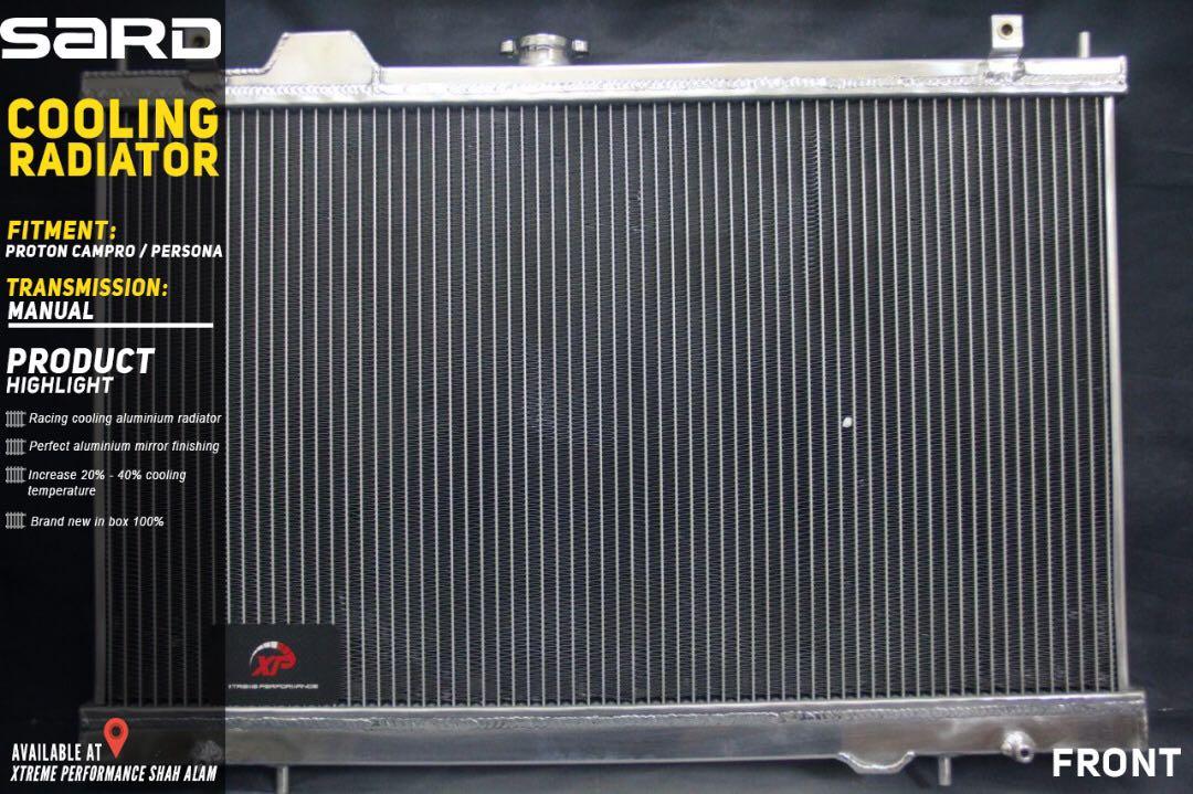 Sard Aluminum Sport Racing Radiator Heavy Duty Extreme Cooling For ...