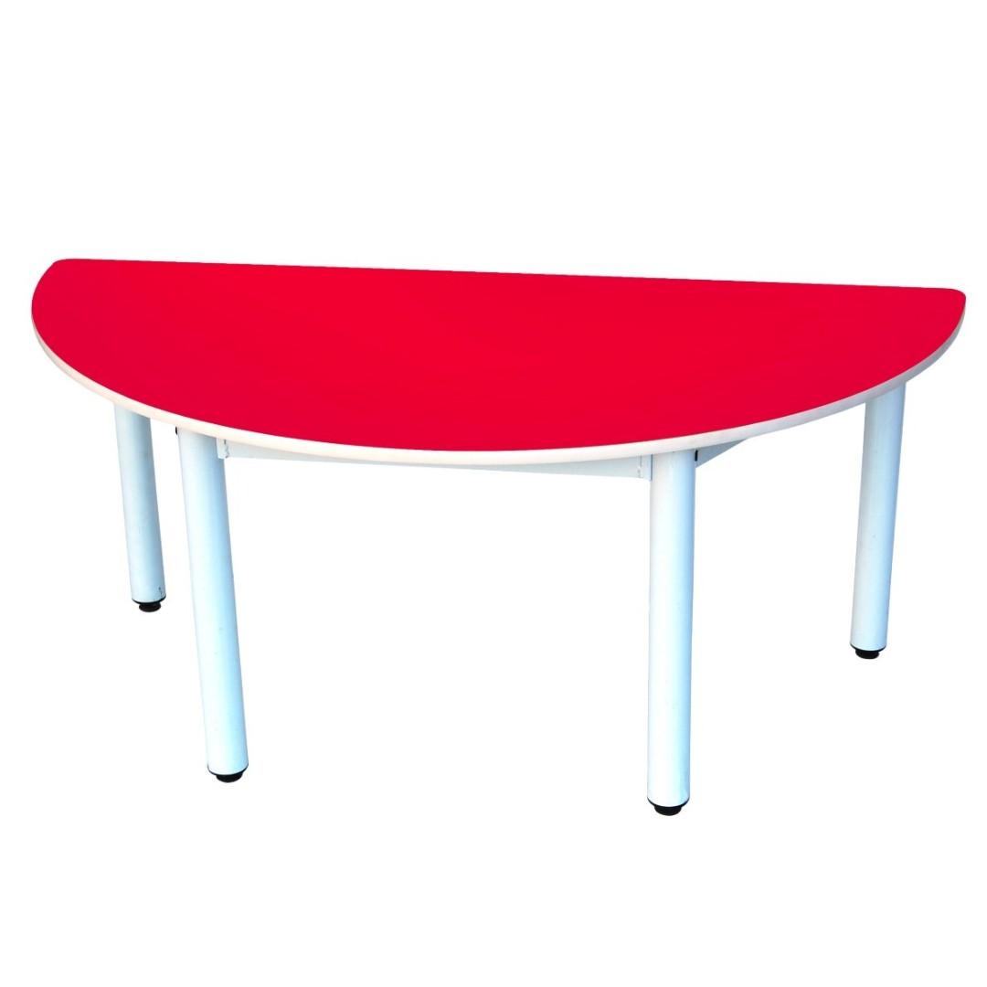 Semi-Round Table (Meja Separuh Bulat) - Q018, Furniture & Home Living ...