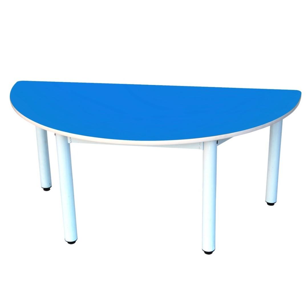 Semi-Round Table (Meja Separuh Bulat) - Q018, Furniture & Home Living ...