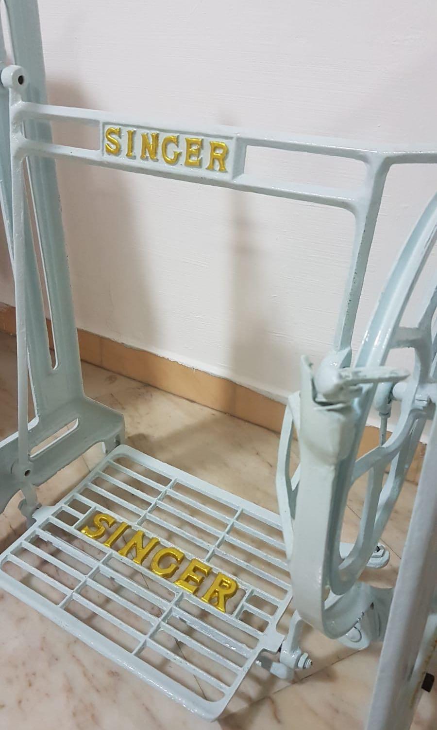 Singer sewing machine leg, Furniture & Home Living, Furniture, Other ...