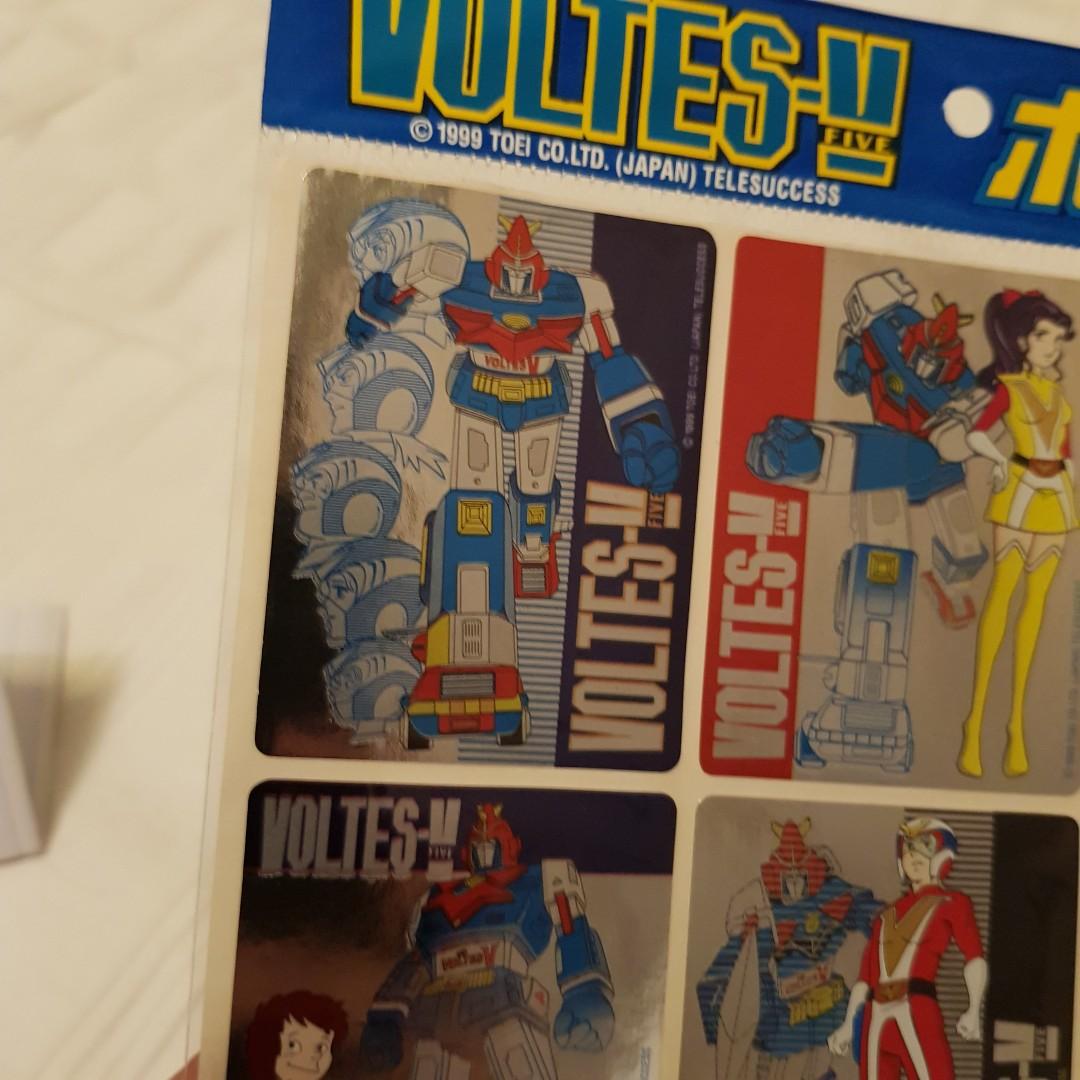 Vintage Voltes V Stickers, Hobbies & Toys, Toys & Games on Carousell