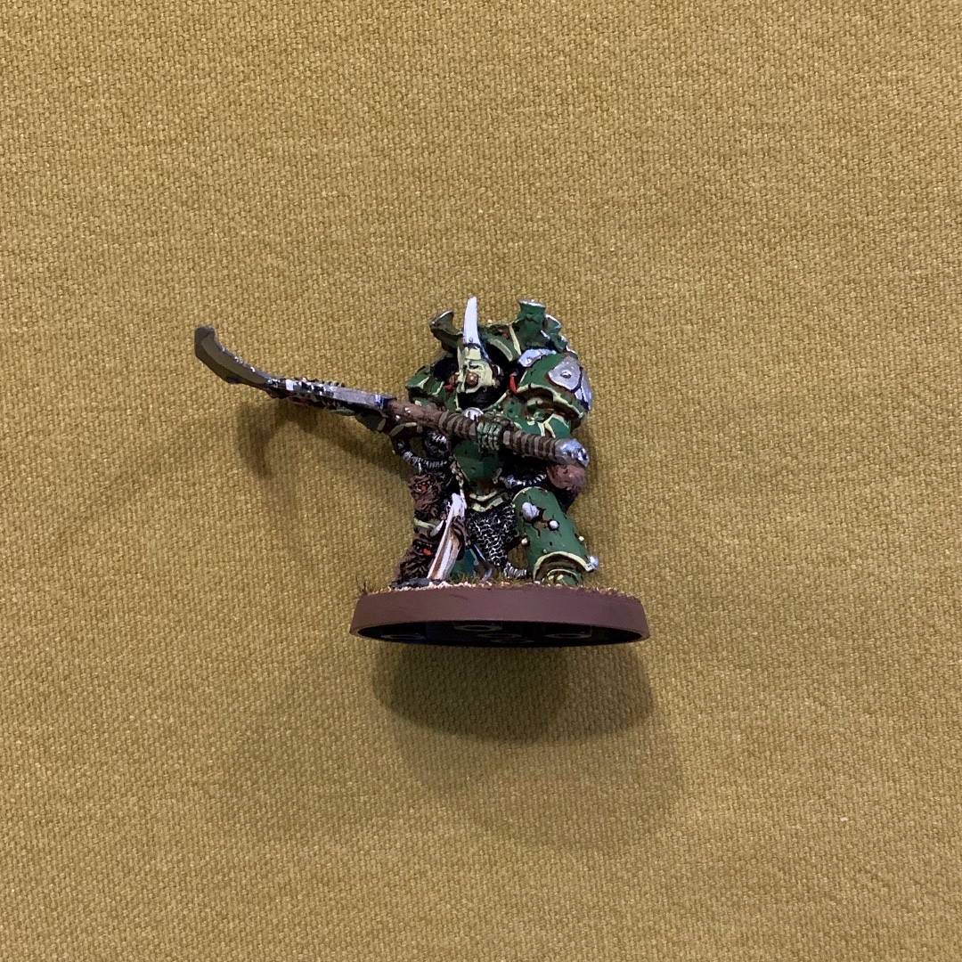 Warhammer 40K Chaos Space Marines Typhus, Herald of Nurgle Painted ...