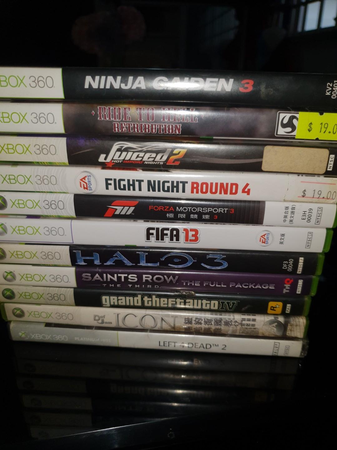 Xbox 360 Slim, 360S, S Console with free games and 4 controllers, Toys ...