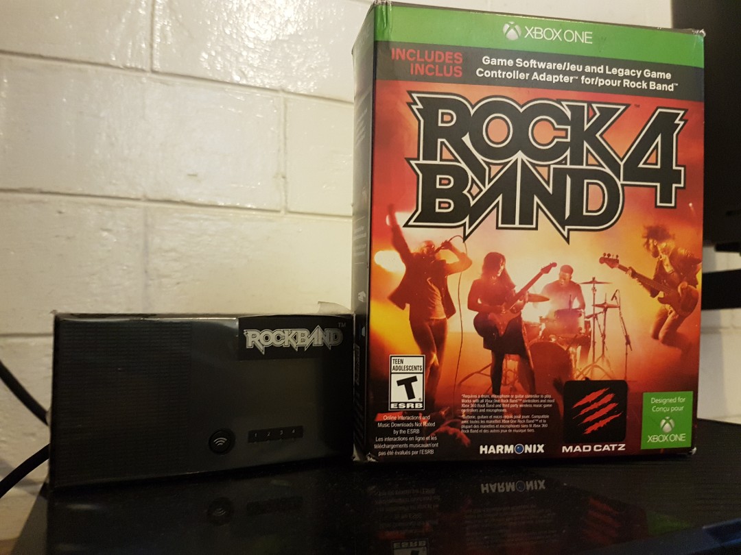 Xbox one 1 rock band 4 drum set and game, Video Gaming, Video Games ...