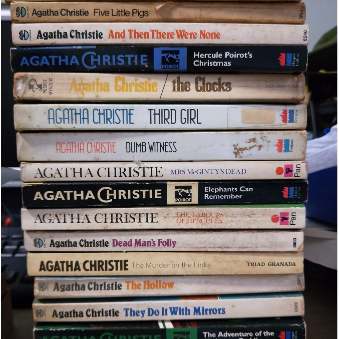 Agatha Christie books, Hobbies & Toys, Books & Magazines, Fiction & Non ... Agatha Christie books, Hobbies & Toys, Books & Magazines, Fiction & Non ...