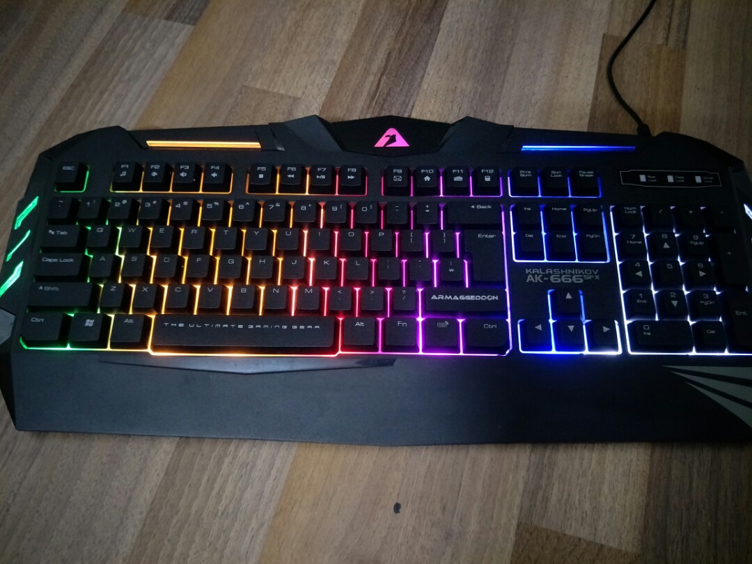 Armageddon AK-666 Gaming Keyboard, Computers & Tech, Parts ...