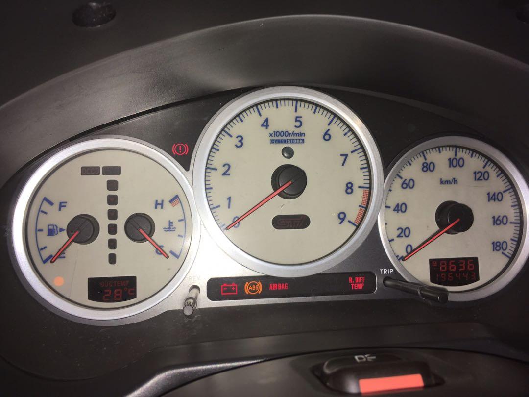 CYBER STORK Cluster Meter Subaru Impreza, Car Accessories, Accessories ...