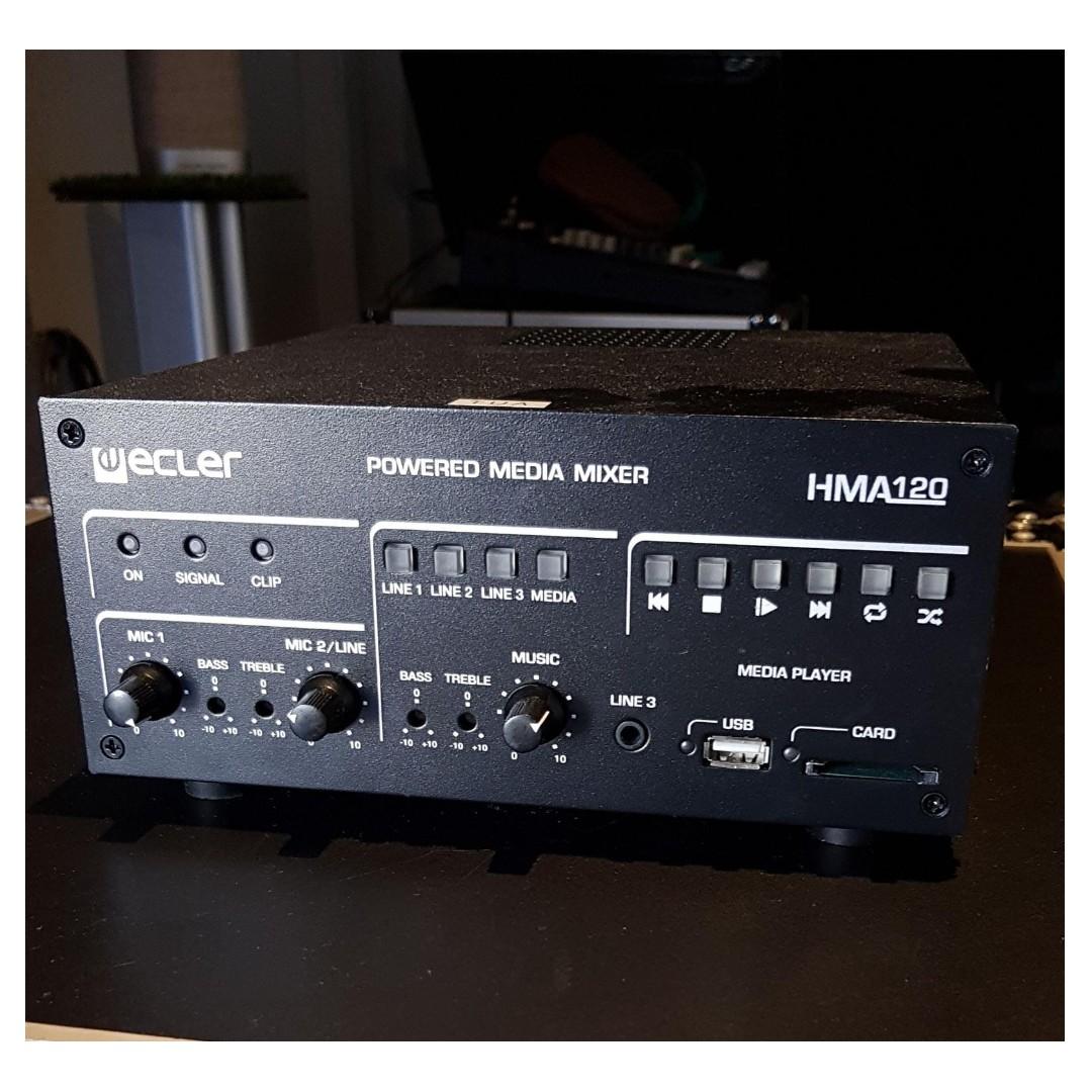 Ecler HMA120 Self-powered Media Mixer For Sale, Audio, Other Audio Equipment on Carousell