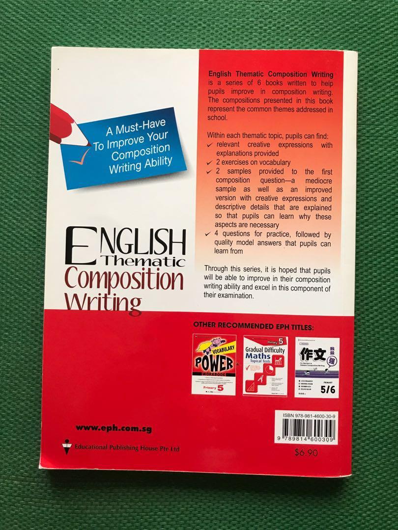 English Thematic Composition Writing Primary 5, Hobbies & Toys, Books ...