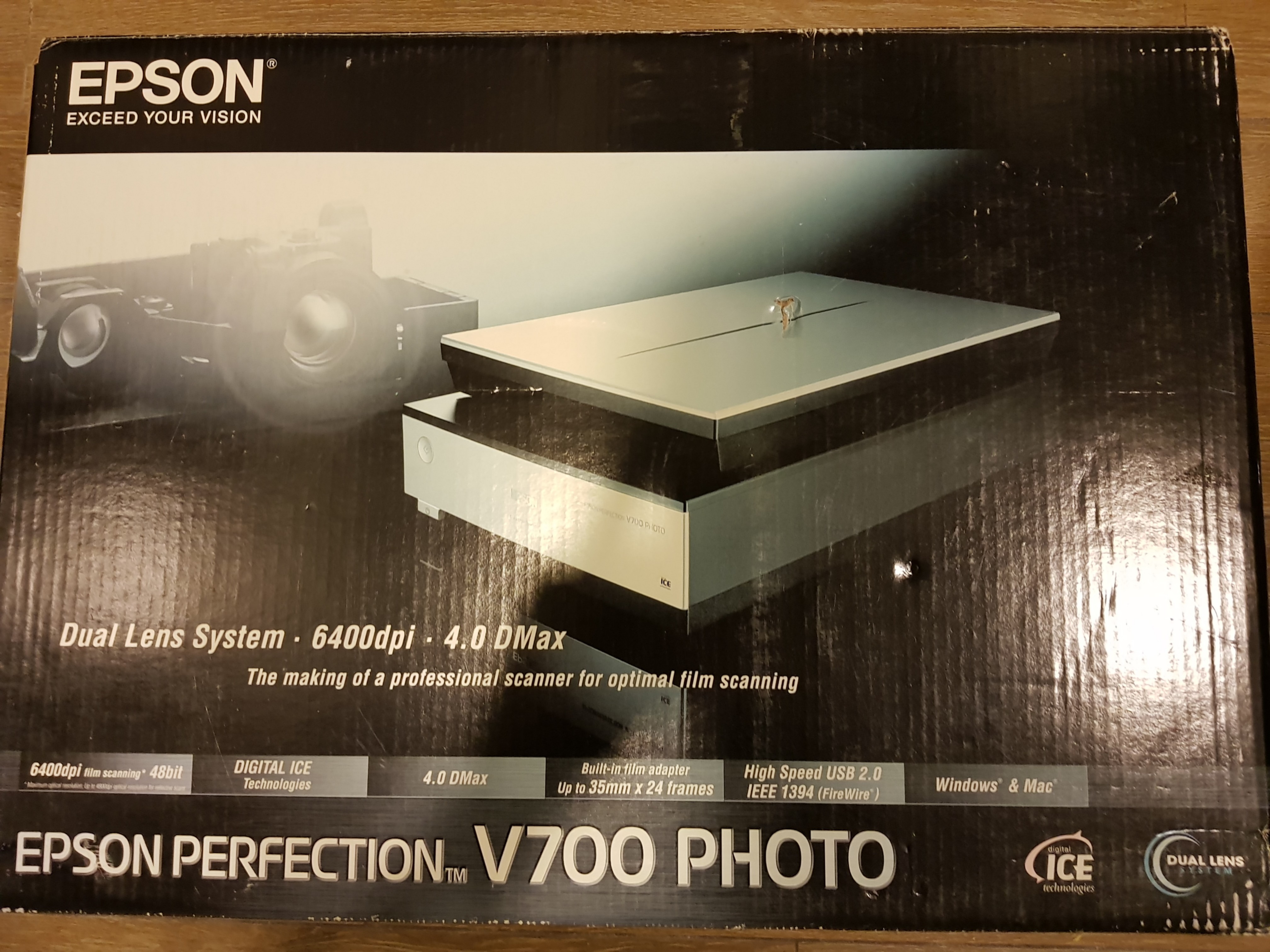 Epson Perfection V700 Photo and Film Scanner, Photography, Video ...