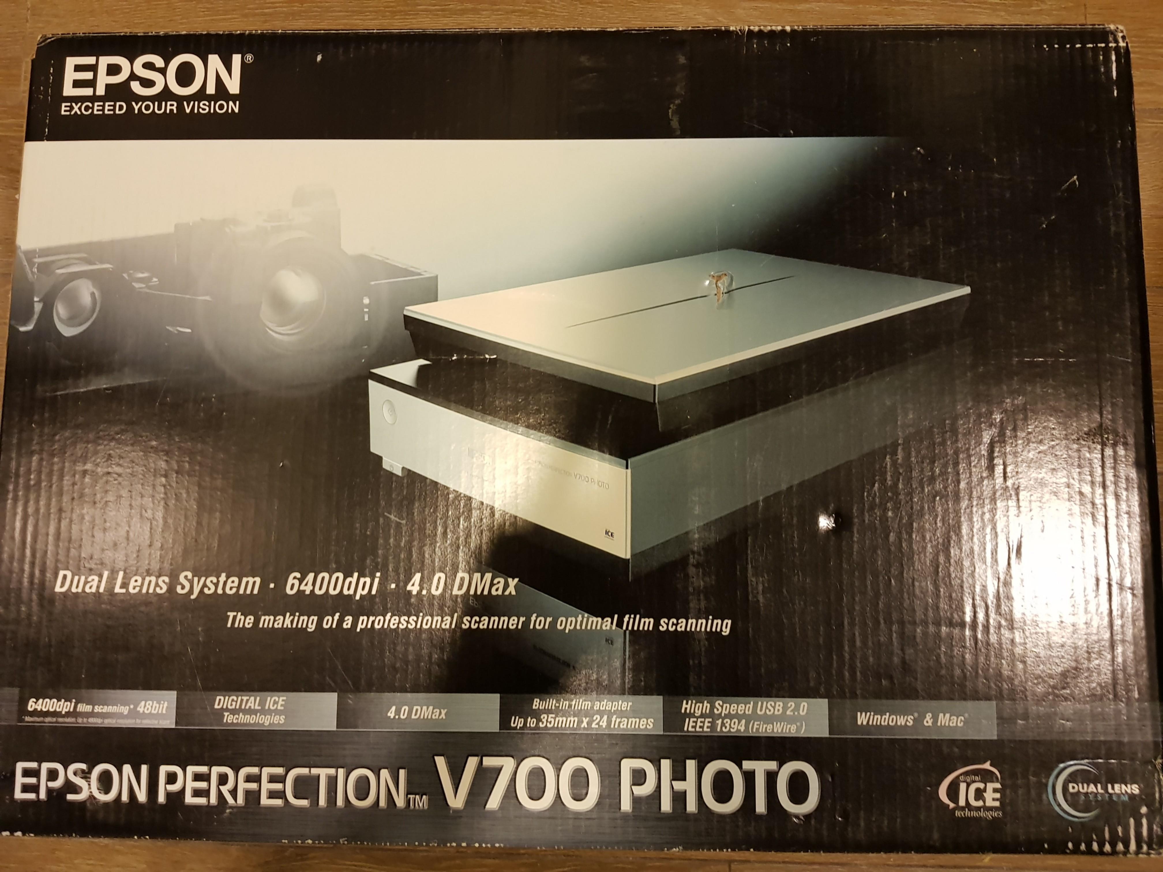 Epson Perfection V700 Photo and Film Scanner, Photography, Video ...