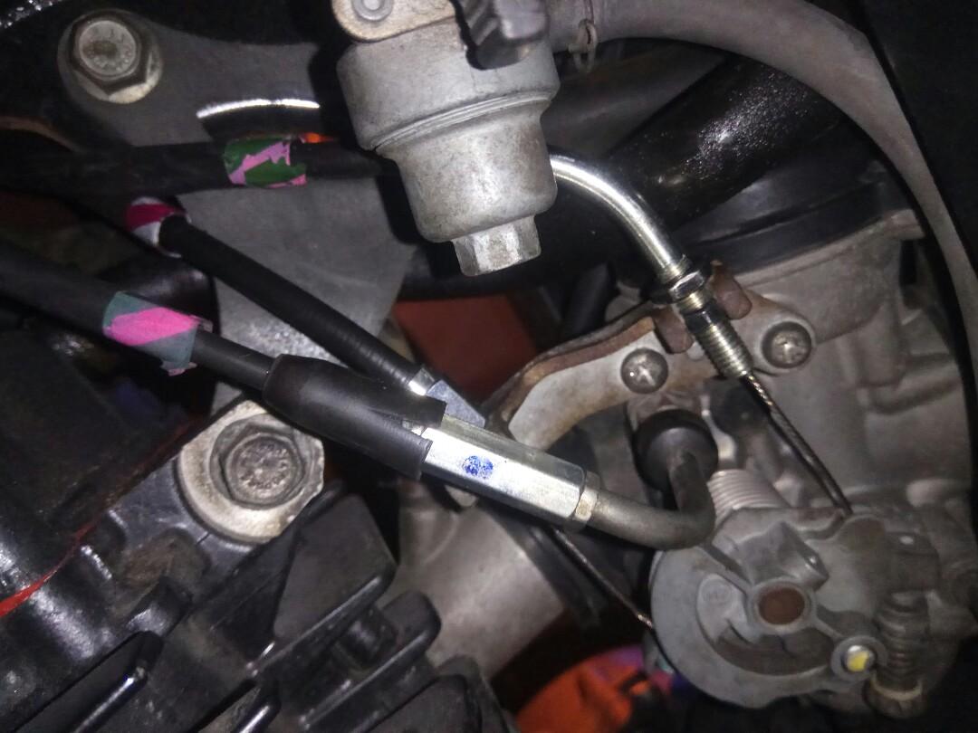 Fz16 throttle cable rescue / throttle cable snapped / onsite mechanic ...