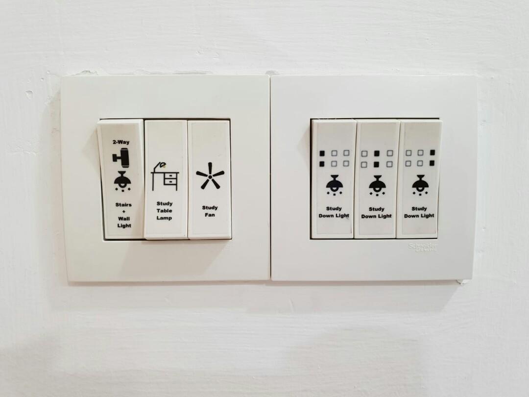 Home Switch Label - Labeling - Custom Made Project, Hobbies & Toys ...