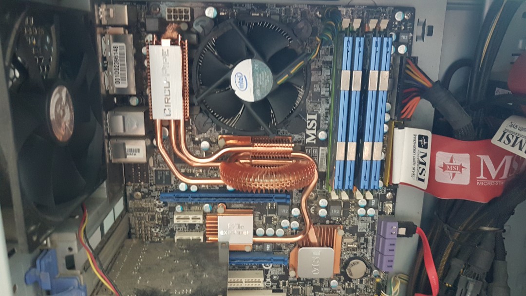 Intel core 2 Quad with MSI Mobo and 4gb ram, Computers & Tech, Parts ...