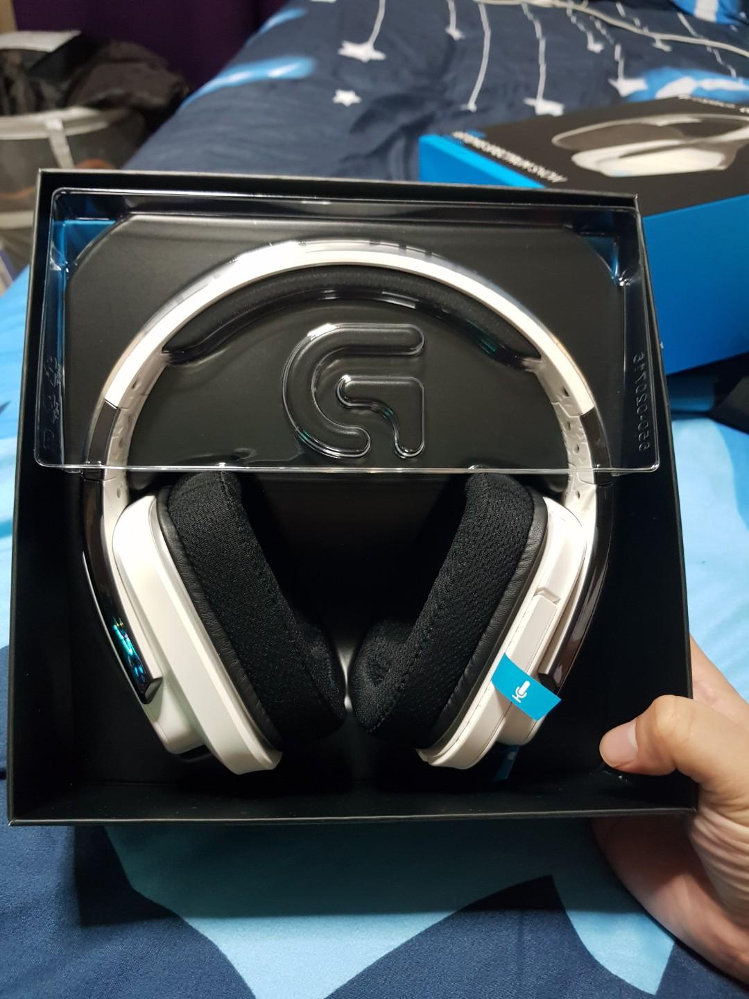 Logitech G933 Artemis Spectrum (White snow), Audio, Headphones ...