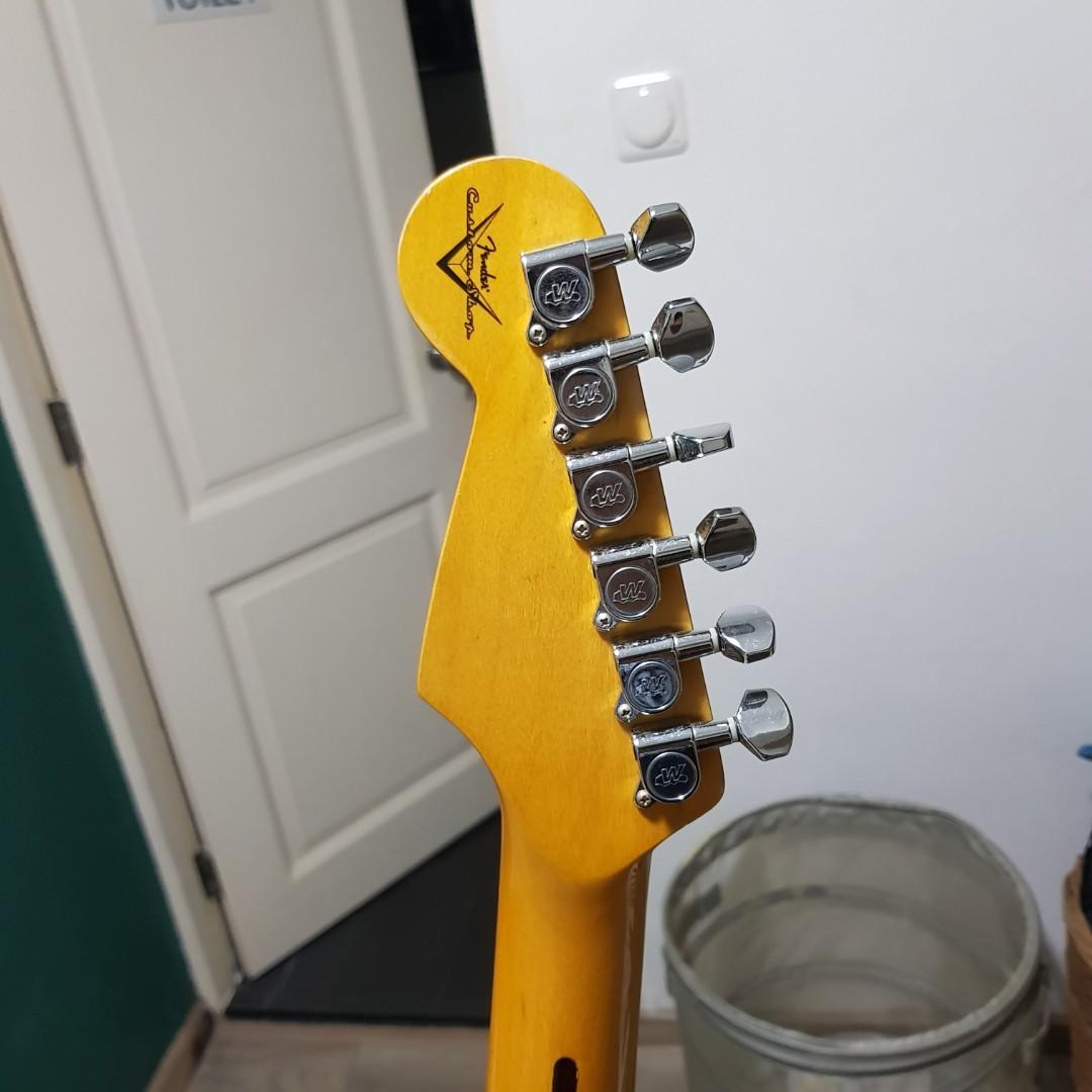 Modified fender stratocaster, Hobbies & Toys, Music & Media, Musical ...