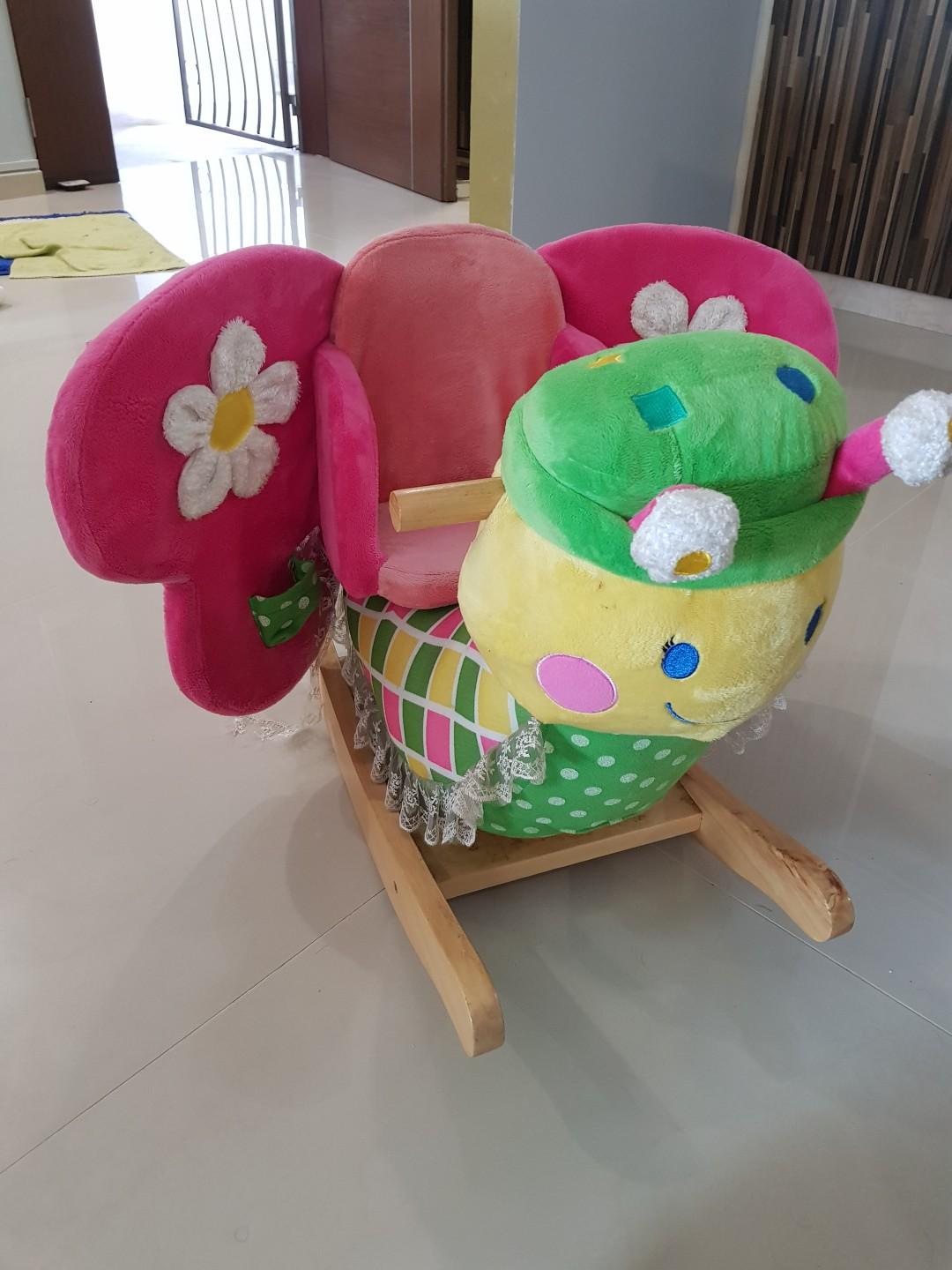 Musical Butterfly Rocker, Babies & Kids, Infant Playtime on Carousell