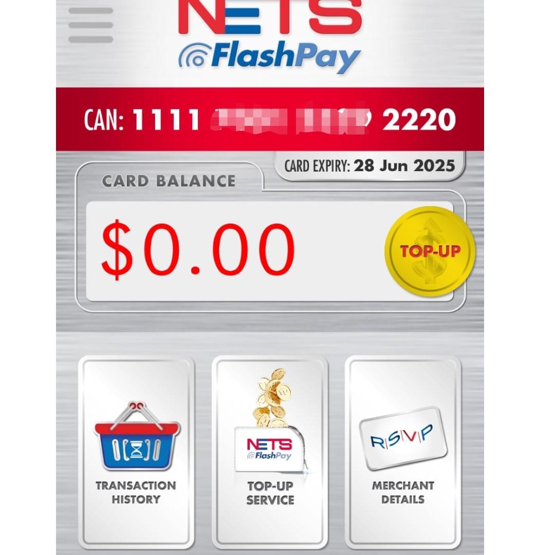 NDP NETS FlashPay Card 2018 SPECIAL NUMBER GOLDEN NUMBER FREE CARD ...
