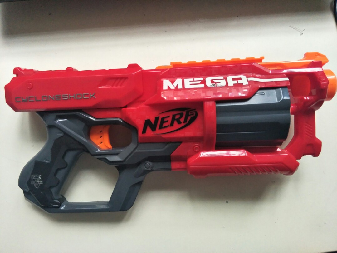 Nerf Gun(Cyclone Shock), Hobbies & Toys, Toys & Games on Carousell