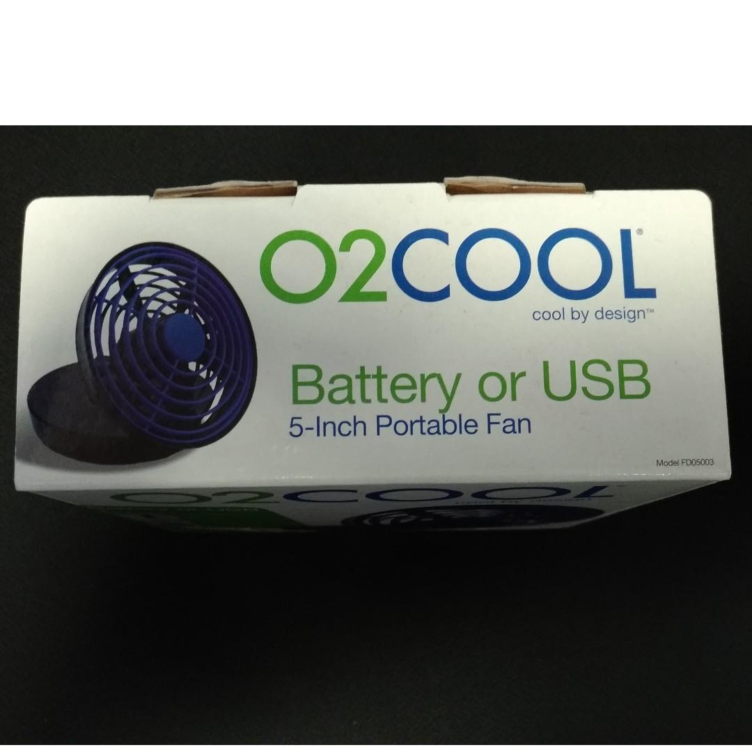 O2COOL 5-Inch Portable Fan, Furniture & Home Living, Lighting & Fans ...