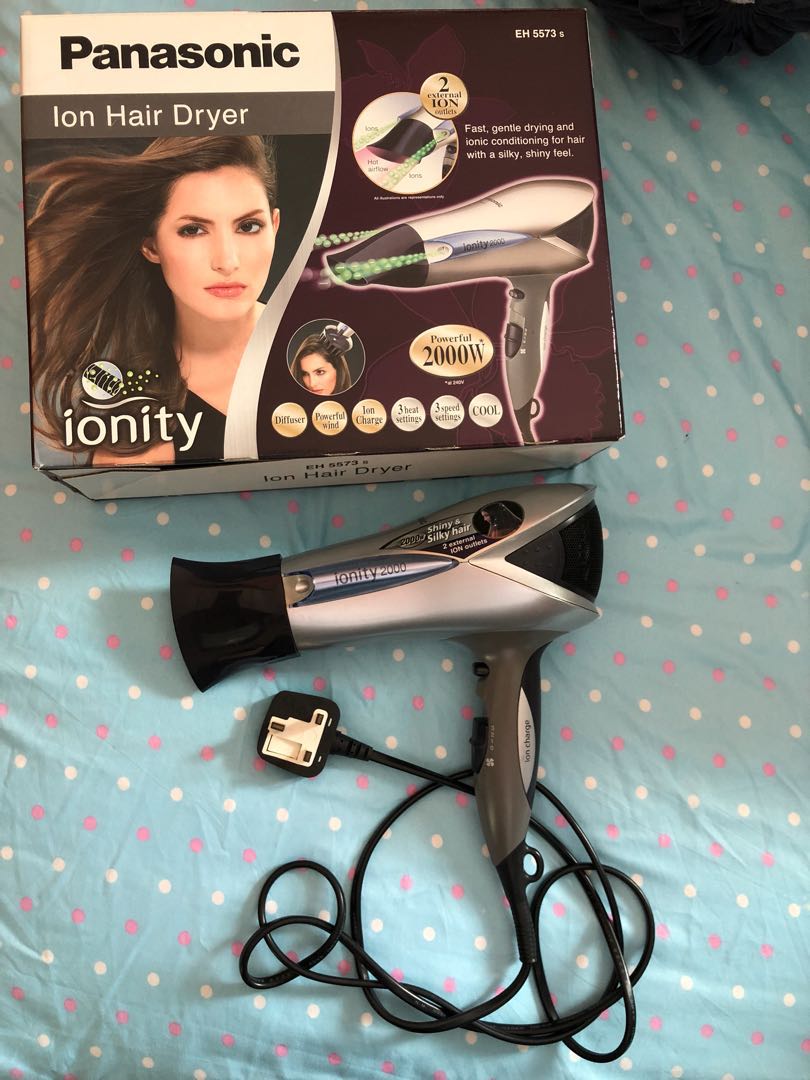 Panasonic Ion Hair Dryer - 2000W, Beauty & Personal Care, Hair on Carousell