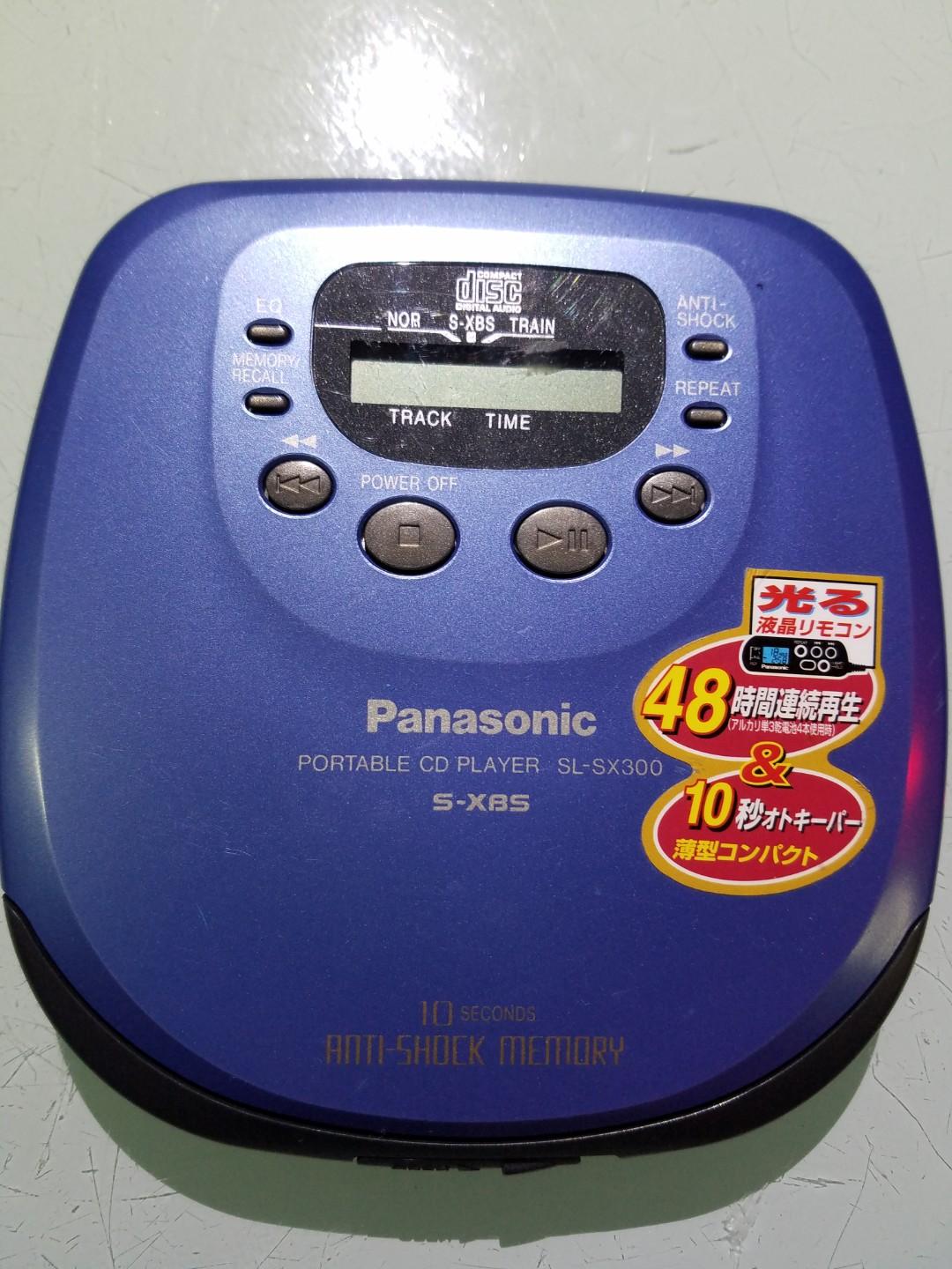 panasonic SL-SX300 CD機，功能正常，無其他，老香港懷舊物品，非sony cd機, 音響器材, 可攜式音響設備 ...