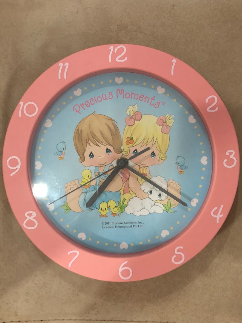 Precious Moment clock, Everything Else on Carousell