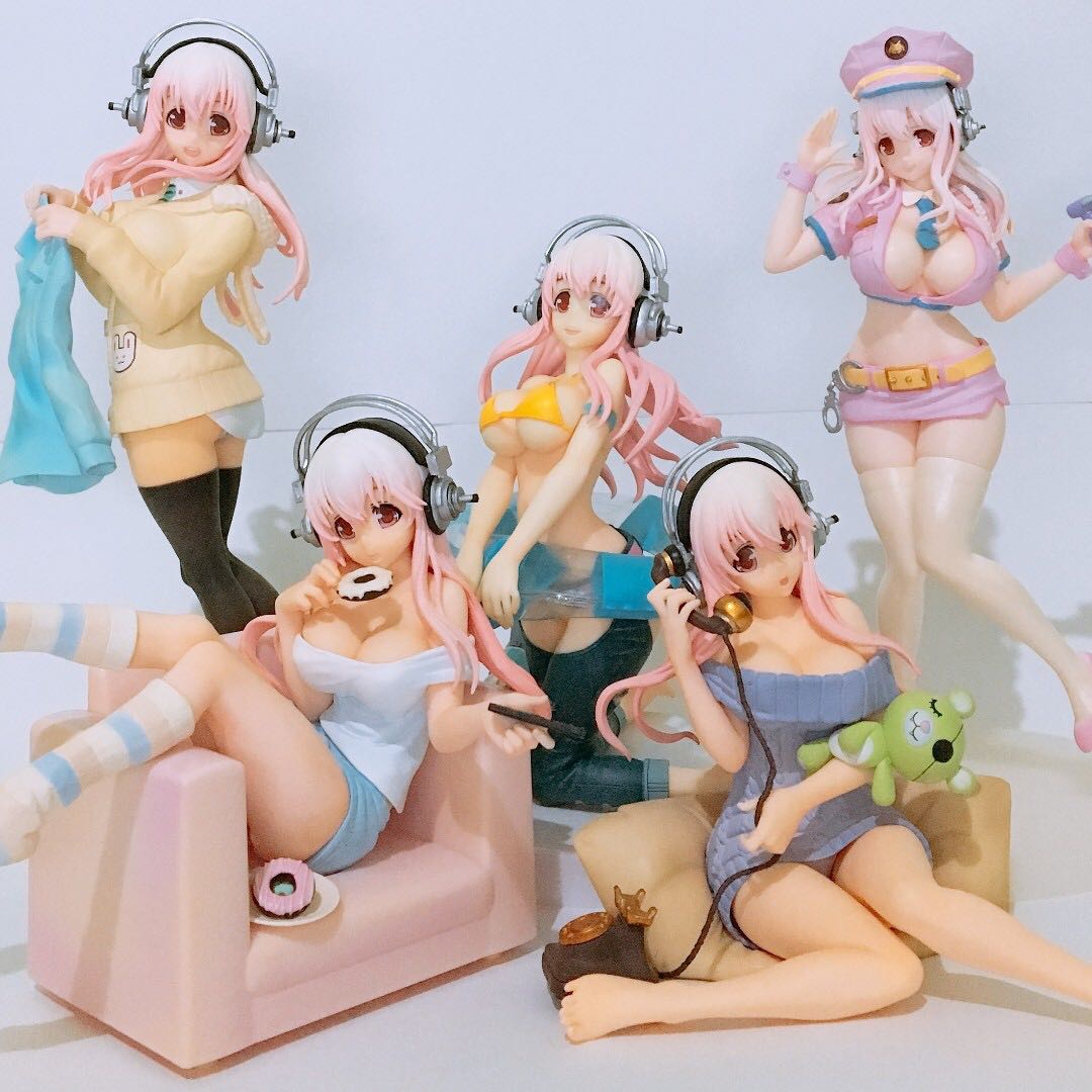 Super Sonico Figures Authentic, Hobbies & Toys, Toys & Games on Carousell