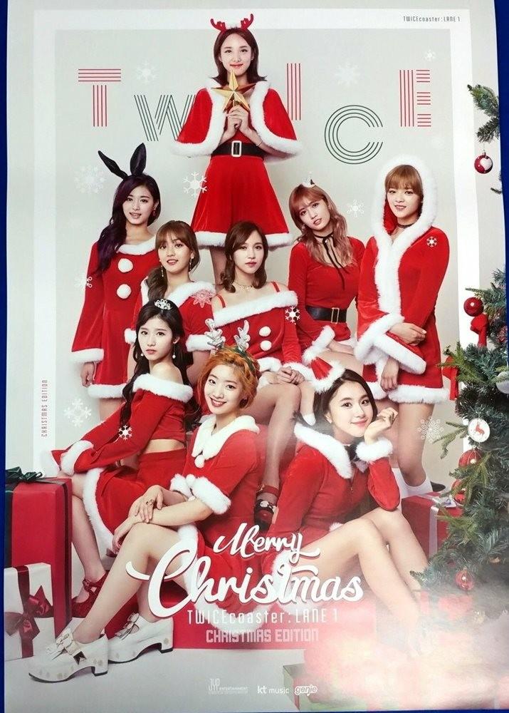 Twice tt Christmas poster limited edition, Hobbies & Toys, Collectibles ...