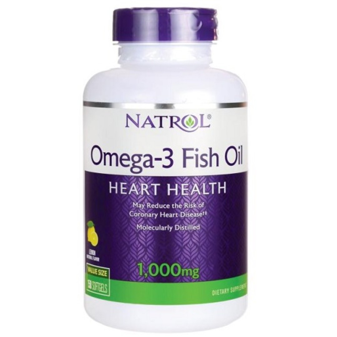 (USGMP) NA317 Natrol Omega-3 Fish Oil 1000mg DHA EPA 分子蒸餾 深海 魚油丸, 其他 ...