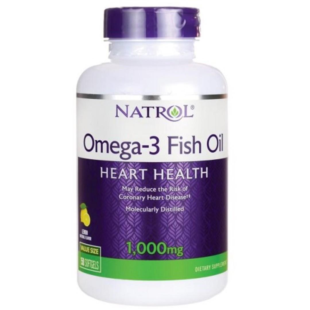 (USGMP) NA317 Natrol Omega-3 Fish Oil 1000mg DHA EPA 分子蒸餾 深海 魚油丸, 其他 ...