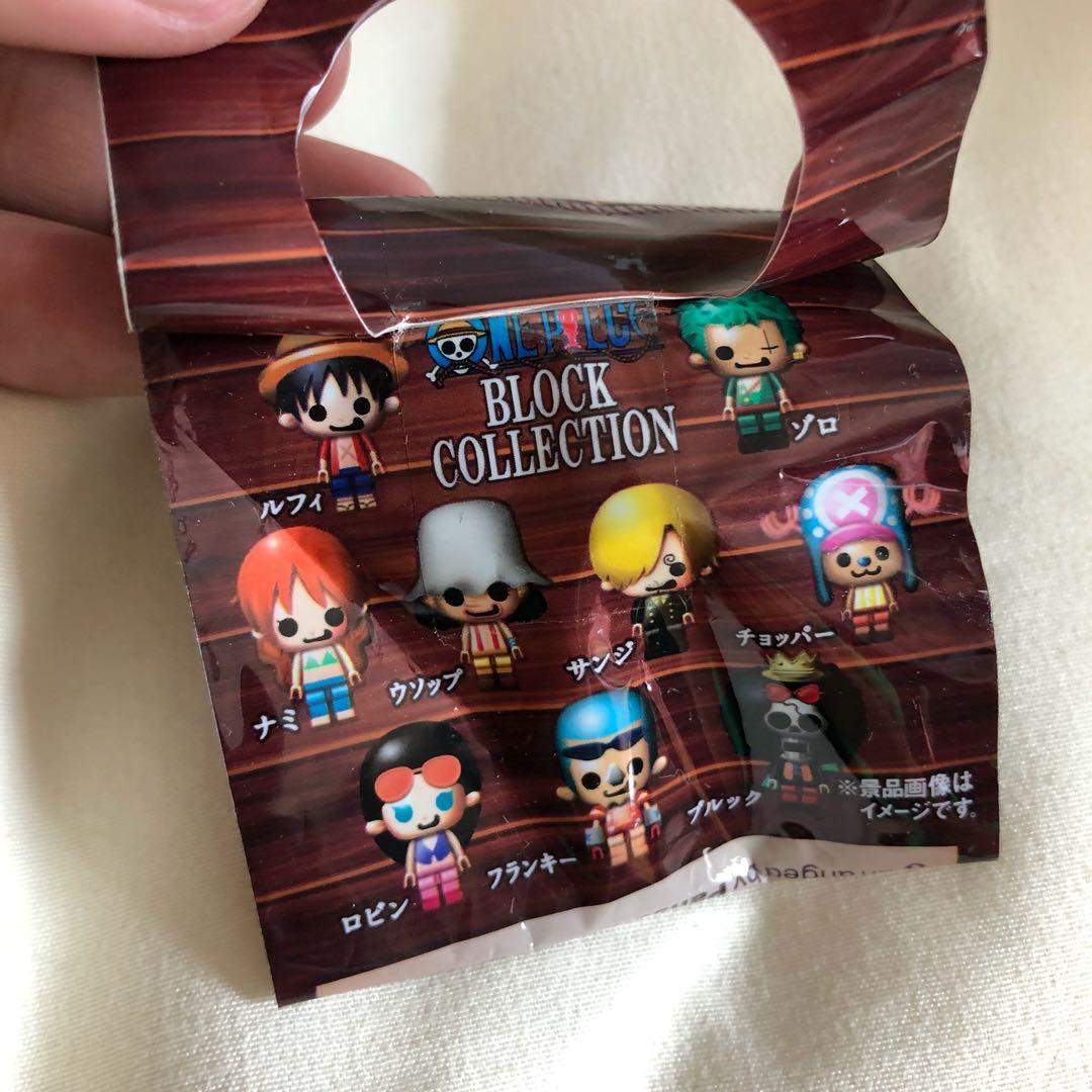 Anime One Piece Chibi Block Collection Figure Straw Hat Crew Set Luffy ...
