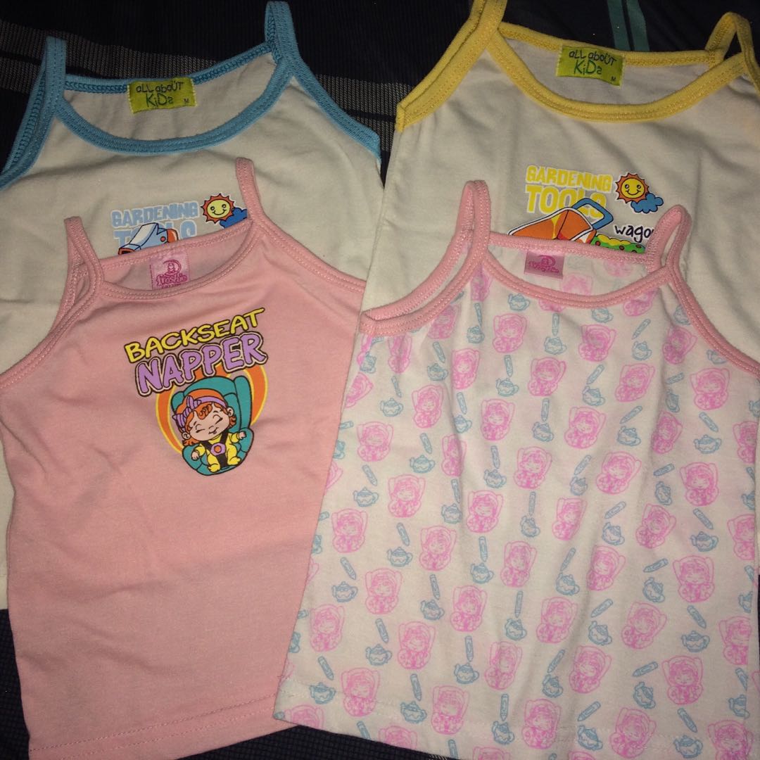 Baby Girl's Sando, Babies & Kids, Babies & Kids Fashion on Carousell