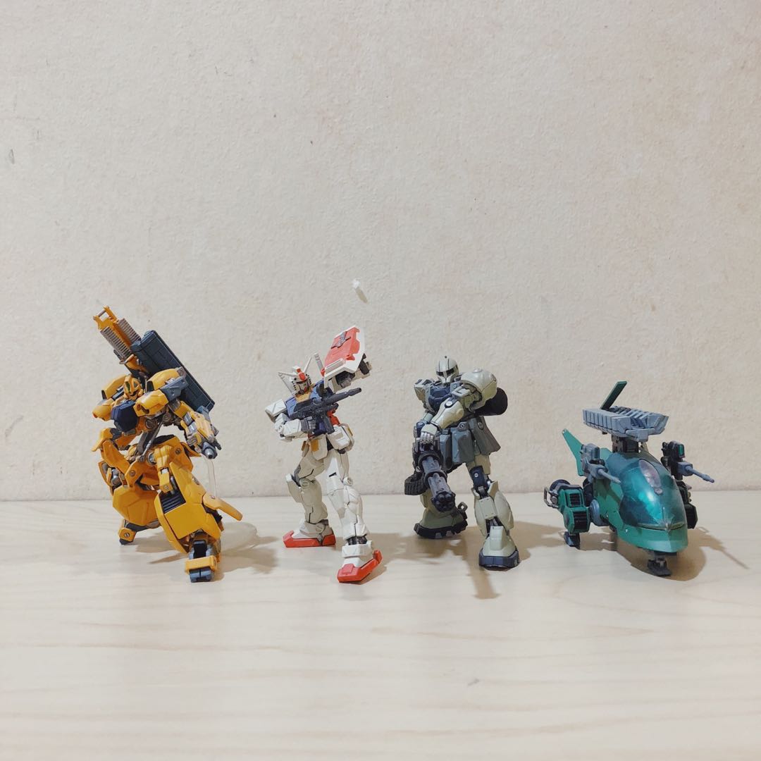 Bandai Mobile Suit Gundam Adapt set of 4 (rare), Hobbies & Toys ...