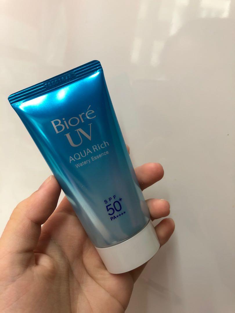 Biore aqua sunscreen spf 50 PA++++, Beauty & Personal Care, Face, Face ...
