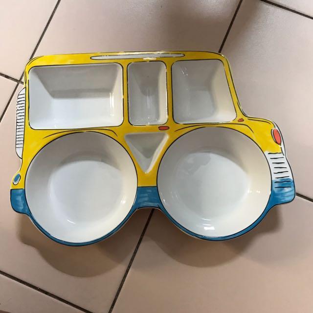 Brand new bus plate ceramic, Babies & Kids, Nursing & Feeding, Weaning ...