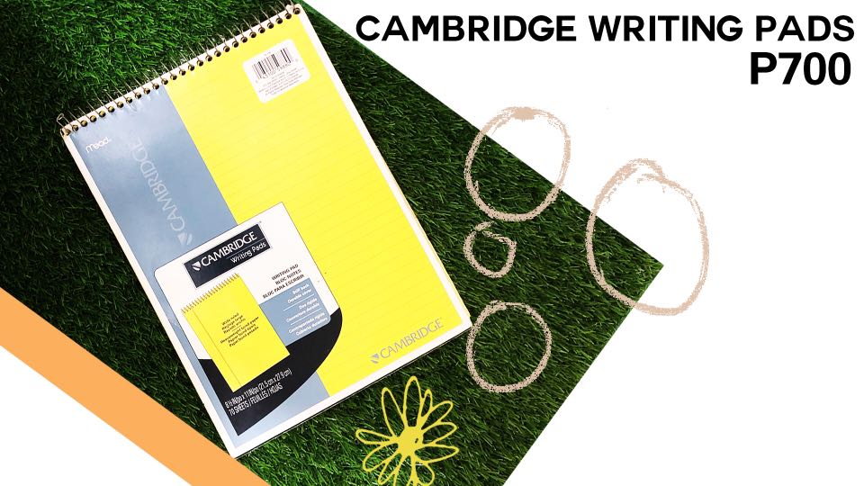 Cambridge Stiff Back Writing Pads - 70 sheets, Hobbies & Toys ...