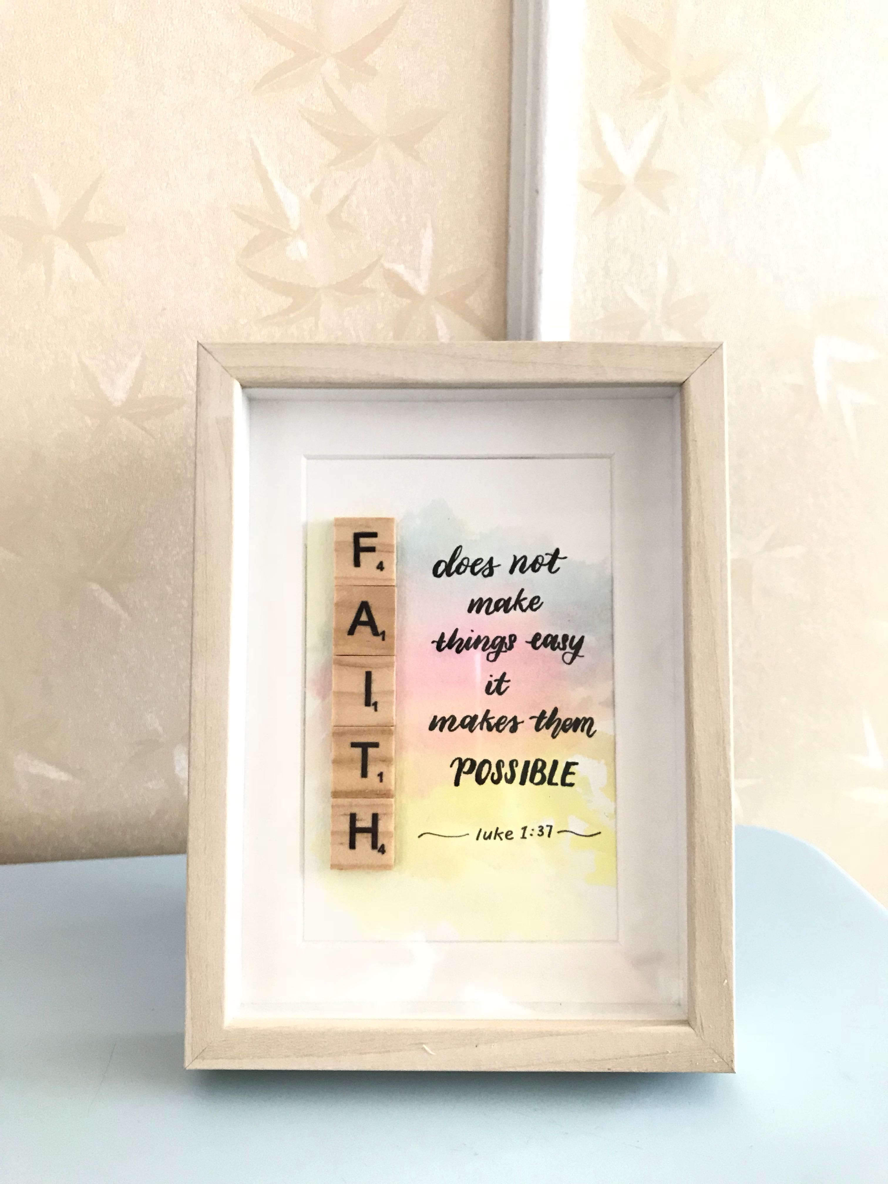 Handmade Personalised Frame, Hobbies & Toys, Stationery & Craft, Handmade Craft on Carousell