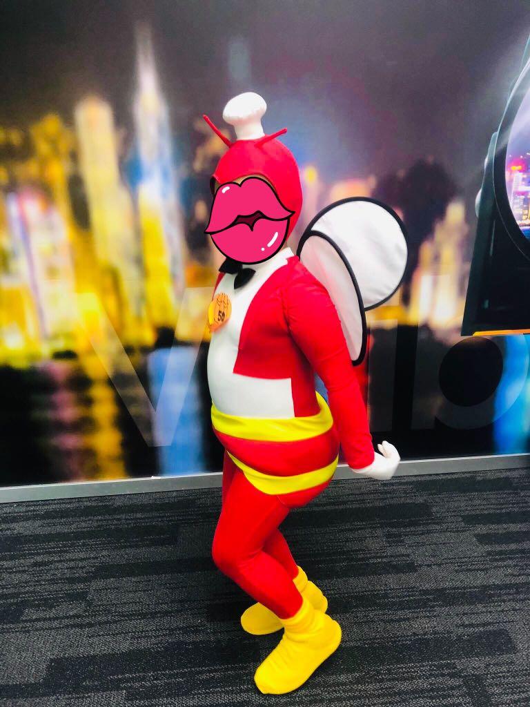 Jollibee Costume, Babies & Kids, Babies & Kids Fashion on Carousell