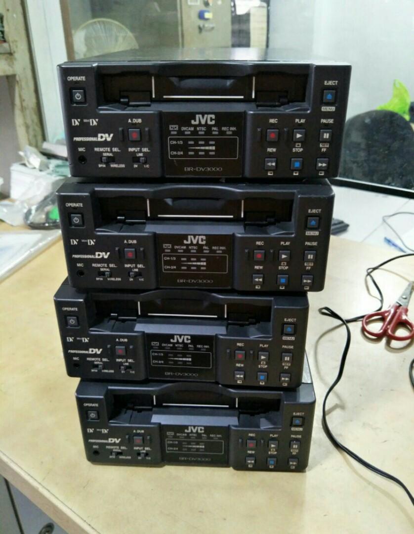 JVC BR-DV3000 mini DV,DV cam VCR Recorder deck @$250 each @B2/3, Audio, Other Audio Equipment on ...