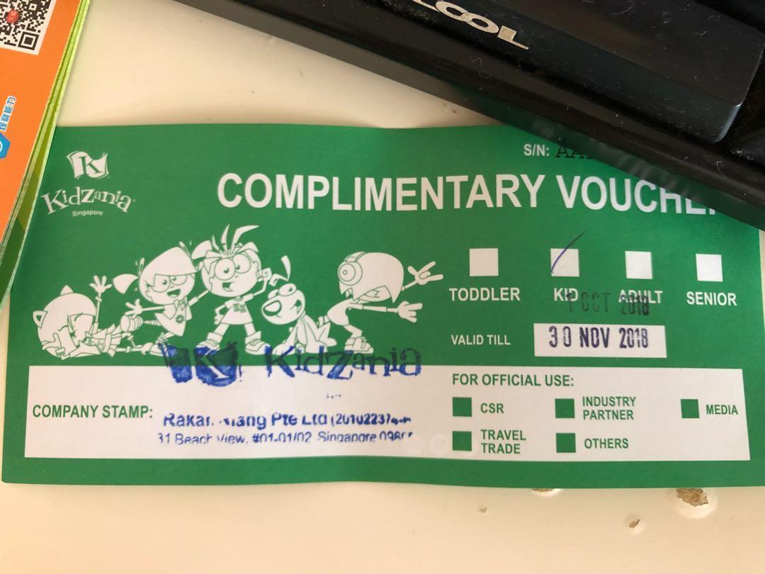 Kidzania Kid Ticket, Tickets & Vouchers, Vouchers on Carousell